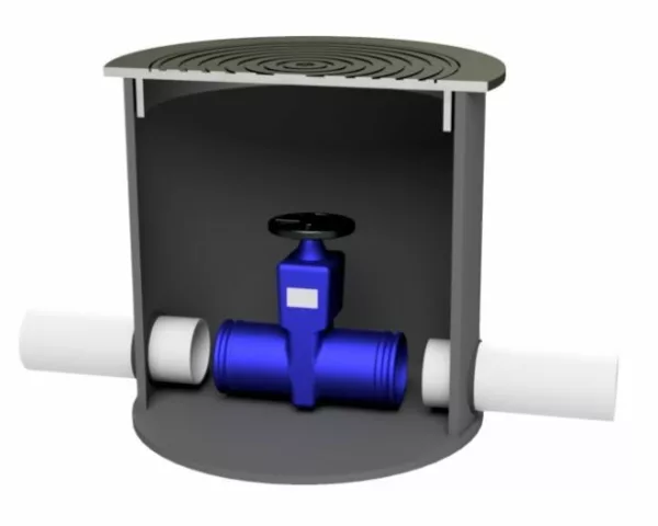 Civil protection well VSVK 100, for WC water - MELTEX