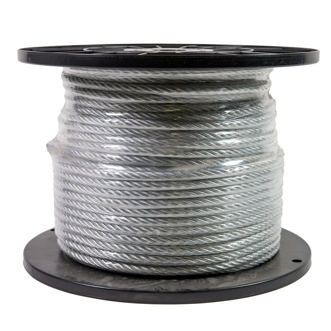 Steel rope 8 mm Zn 6×19+IWS - MELTEX