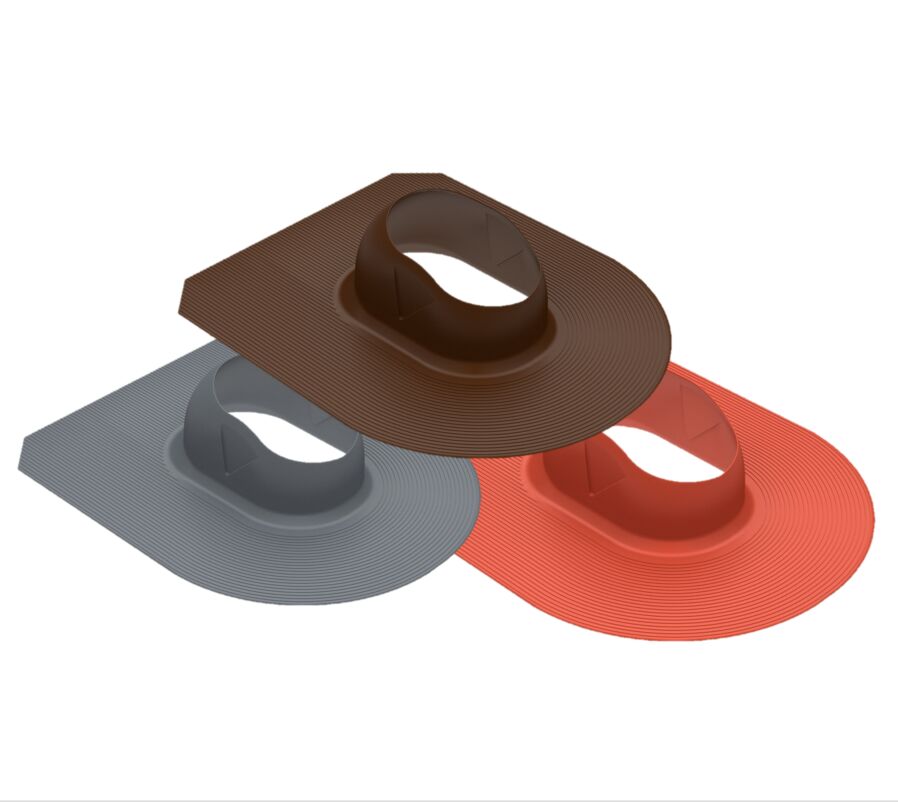 MX-pass-through for felt roof - MELTEX