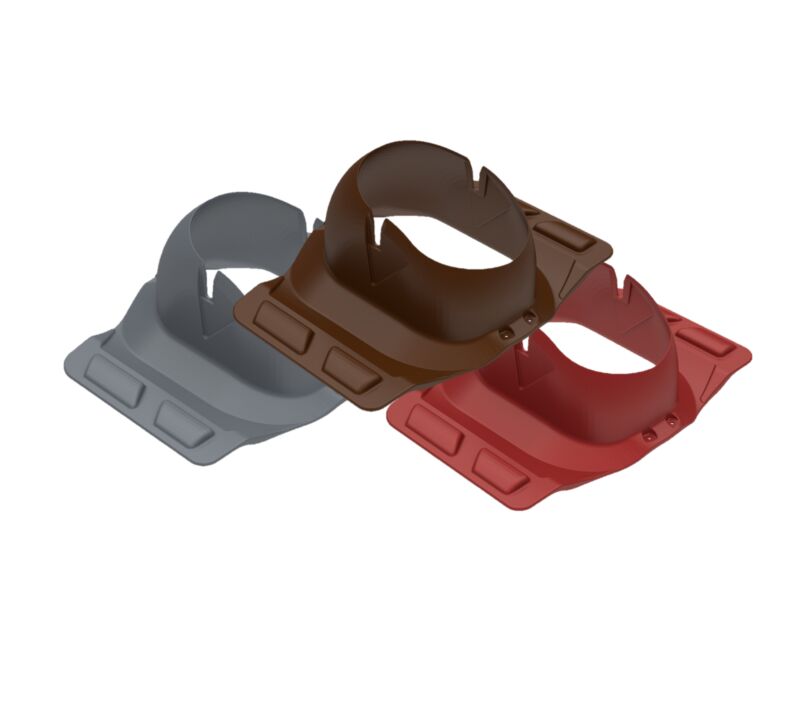 MX-pass-through set for steel roof - MELTEX