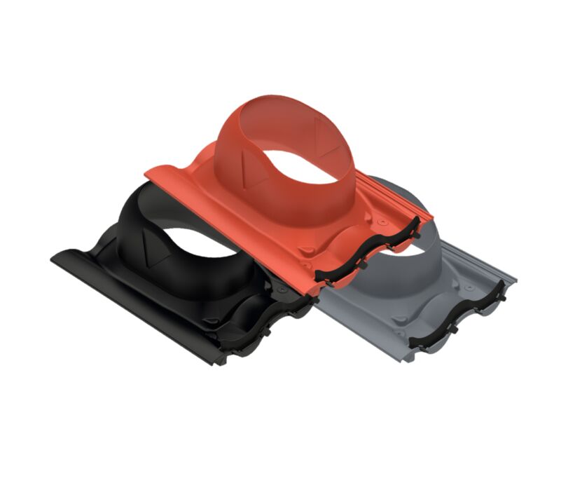MX tile roof pass-through - MELTEX